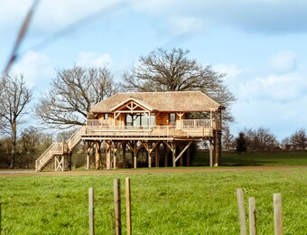 Cabane dans les Arbres avec Spa privatif près de Laval en Mayenne